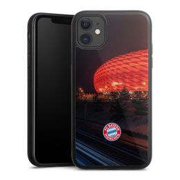 DeinDesign iPhone 11 Handy Gallery Case Handyh&uuml;lle 9H Geh&auml;rtetes Glas R&uuml;ckseite H&uuml;lle Stadium Fc Bayern M&uuml;nchen Fcb Gallery Case