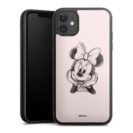 DeinDesign iPhone 11 Handy Gallery Case Handyh&uuml;lle 9H Geh&auml;rtetes Glas R&uuml;ckseite H&uuml;lle Disney Minnie Mouse Official Licensed Product Gallery Case