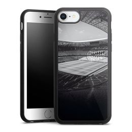 DeinDesign iPhone SE (2020) Handy Gallery Case Handyh&uuml;lle 9H Geh&auml;rtetes Glas R&uuml;ckseite H&uuml;lle Stadium Fcb Fc Bayern M&uuml;nchen Gallery Case