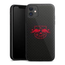 DeinDesign iPhone 11 Handy Gallery Case Handyh&uuml;lle 9H Geh&auml;rtetes Glas R&uuml;ckseite H&uuml;lle Rb Leipzig Official Licensed Product Carbon Gallery Case