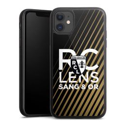 DeinDesign iPhone 11 Handy Gallery Case Handyh&uuml;lle 9H Geh&auml;rtetes Glas R&uuml;ckseite H&uuml;lle Rcl Rc Lens Racing Club De Lens Gallery Case