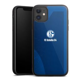 DeinDesign iPhone 11 Handy Gallery Case Handyh&uuml;lle 9H Geh&auml;rtetes Glas R&uuml;ckseite H&uuml;lle Official Licensed Product Bundesliga Fc Schalke 04 Gallery Case