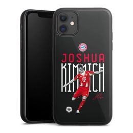 DeinDesign iPhone 11 Handy Gallery Case Handyh&uuml;lle 9H Geh&auml;rtetes Glas R&uuml;ckseite H&uuml;lle Official Licensed Product Kimmich Fc Bayern M&uuml;nchen Gallery Case