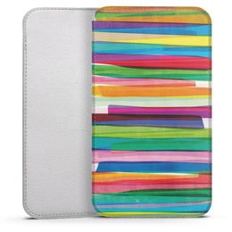 DeinDesign iPhone 16 Pro Max Handy H&uuml;lle Tasche Sleeve Socke Schutzh&uuml;lle Water Colour Stripes Colourful Sleeve