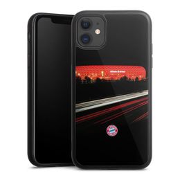 DeinDesign iPhone 11 Handy Gallery Case Handyh&uuml;lle 9H Geh&auml;rtetes Glas R&uuml;ckseite H&uuml;lle Fcb Fc Bayern M&uuml;nchen Stadium Gallery Case