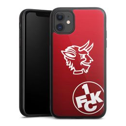DeinDesign iPhone 11 Handy Gallery Case Handyh&uuml;lle 9H Geh&auml;rtetes Glas R&uuml;ckseite H&uuml;lle 1. Fc Kaiserslautern Devil Official Licensed Product Gallery Case