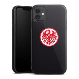 DeinDesign iPhone 11 Handy Gallery Case Handyh&uuml;lle 9H Geh&auml;rtetes Glas R&uuml;ckseite H&uuml;lle Sge Eintracht Frankfurt Logo Gallery Case
