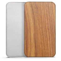 DeinDesign iPhone 16 Pro Max Handy H&uuml;lle Tasche Sleeve Socke Schutzh&uuml;lle Larch Wood Wooden Look Sleeve