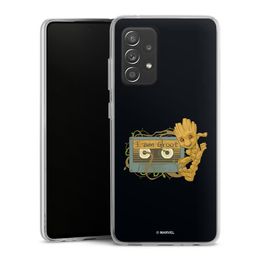 DeinDesign Galaxy A52s 5G Handy Silikon H&uuml;lle Case transparent Handyh&uuml;lle Guardians Of The Galaxy Groot Marvel Silikon Case