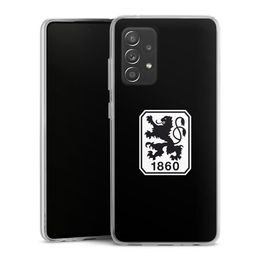DeinDesign Galaxy A52s 5G Handy Silikon H&uuml;lle Case transparent Handyh&uuml;lle Sechzger Official Licensed Product Tsv 1860 M&uuml;nchen Silikon Case