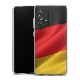 DeinDesign Galaxy A52s 5G Handy Silikon H&uuml;lle Case transparent Handyh&uuml;lle Germany Flags Flag Silikon Case