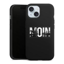 DeinDesign iPhone 15 Handy Panzer Handyh&uuml;lle robuste Outdoor H&uuml;lle Schutzh&uuml;lle matt Hamburger Sv Hsv Official Licensed Product Tough Case