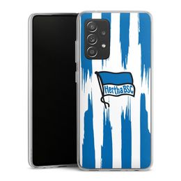 DeinDesign Galaxy A52s 5G Handy Silikon H&uuml;lle Case transparent Handyh&uuml;lle Official Licensed Product Bundesliga Hertha Bsc Silikon Case