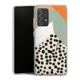 DeinDesign Galaxy A52s 5G Handy Silikon H&uuml;lle Case transparent Handyh&uuml;lle Boho Abstract Kunst Silikon Case