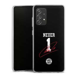 DeinDesign Galaxy A52s 5G Handy Silikon H&uuml;lle Case transparent Handyh&uuml;lle Fcb Manuel Neuer Fc Bayern M&uuml;nchen Silikon Case