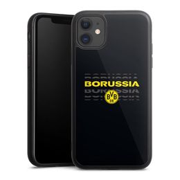 DeinDesign iPhone 11 Handy Gallery Case Handyh&uuml;lle 9H Geh&auml;rtetes Glas R&uuml;ckseite H&uuml;lle Bvb Official Licensed Product Borussia Dortmund Gallery Case