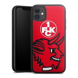 DeinDesign iPhone 11 Handy Gallery Case Handyh&uuml;lle 9H Geh&auml;rtetes Glas R&uuml;ckseite H&uuml;lle Devil 1. Fc Kaiserslautern 1. Fck Gallery Case