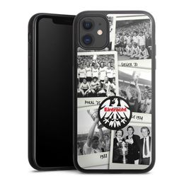 DeinDesign iPhone 11 Handy Gallery Case Handyh&uuml;lle 9H Geh&auml;rtetes Glas R&uuml;ckseite H&uuml;lle Official Licensed Product Retro Eintracht Frankfurt Gallery Case