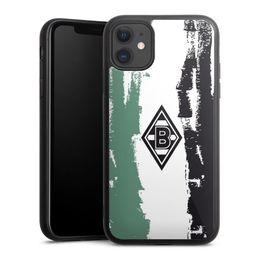 DeinDesign iPhone 11 Handy Gallery Case Handyh&uuml;lle 9H Geh&auml;rtetes Glas R&uuml;ckseite H&uuml;lle Borussia M&ouml;nchengladbach Official Licensed Product Coat Of Arms Gallery 