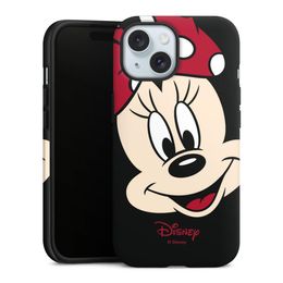 DeinDesign iPhone 15 Handy Panzer Handyh&uuml;lle robuste Outdoor H&uuml;lle Schutzh&uuml;lle matt Disney Minnie Mouse Official Licensed Product Tough Case
