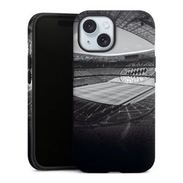DeinDesign iPhone 15 Handy Panzer Handyh&uuml;lle robuste Outdoor H&uuml;lle Schutzh&uuml;lle matt Stadium Fcb Fc Bayern M&uuml;nchen Tough Case