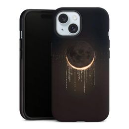 DeinDesign iPhone 15 Handy Panzer Handyh&uuml;lle robuste Outdoor H&uuml;lle Schutzh&uuml;lle matt Full Moon Moon Light Tough Case