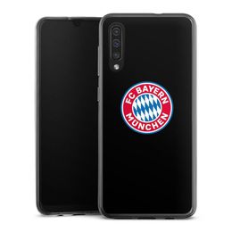 DeinDesign Galaxy A50 Handy Silikon H&uuml;lle Case transparent Handyh&uuml;lle Fc Bayern M&uuml;nchen Logo Official Licensed Product Silikon Case
