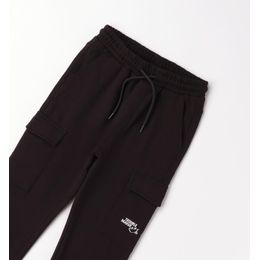 IDO M&auml;dchen Outdoorhose "BABY BOY TROUSERS"schwarz, Gr. 74, 100% Baumwolle, Hosen