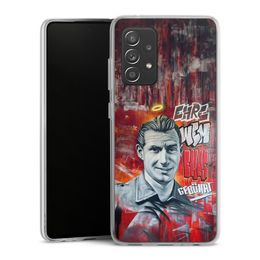 DeinDesign Galaxy A52s 5G Handy Silikon H&uuml;lle Case transparent Handyh&uuml;lle Fritz Walter 1. Fck 1. Fc Kaiserslautern Silikon Case