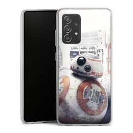 DeinDesign Galaxy A52s 5G Handy Silikon H&uuml;lle Case transparent Handyh&uuml;lle Robot Star Wars Merchandise Silikon Case