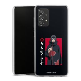 DeinDesign Galaxy A52s 5G Handy Silikon H&uuml;lle Case transparent Handyh&uuml;lle Official Licensed Product Naruto Shippuden Itachi Uchiha Silikon Case