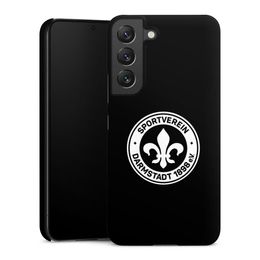 DeinDesign Galaxy S22 Handy Premium Case Smartphone Handyh&uuml;lle Schutzh&uuml;lle matt Sv Darmstadt 98 Official Licensed Product Logo Premium Case