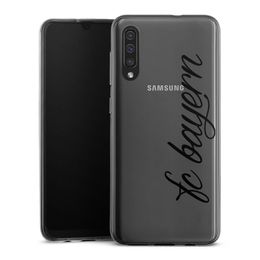 DeinDesign Galaxy A50 Handy Silikon H&uuml;lle Case transparent Handyh&uuml;lle Fcb Official Licensed Product Fc Bayern M&uuml;nchen Silikon Case
