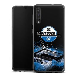 DeinDesign Galaxy A50 Handy Silikon H&uuml;lle Case transparent Handyh&uuml;lle Official Licensed Product Stadium Sc Paderborn 07 Silikon Case
