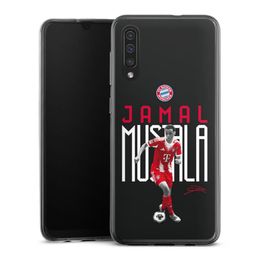 DeinDesign Galaxy A50 Handy Silikon H&uuml;lle Case transparent Handyh&uuml;lle Fc Bayern M&uuml;nchen Jamal Musiala Official Licensed Product Silikon Case