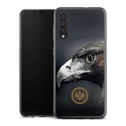 DeinDesign Galaxy A50 Handy Silikon H&uuml;lle Case transparent Handyh&uuml;lle Eintracht Frankfurt Eagle Official Licensed Product Silikon Case
