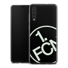 DeinDesign Galaxy A50 Handy Silikon H&uuml;lle Case transparent Handyh&uuml;lle Logo 1. Fcn 1. Fc N&uuml;rnberg Silikon Case