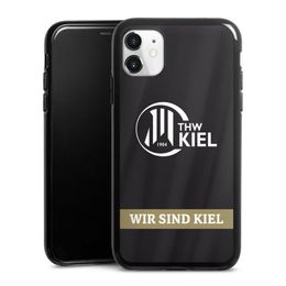 DeinDesign iPhone 11 Handy Silikon H&uuml;lle Case schwarz Handyh&uuml;lle Thw Kiel Merchandise Handball