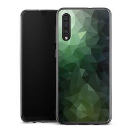 DeinDesign Galaxy A50 Handy Silikon H&uuml;lle Case transparent Handyh&uuml;lle Tarnmuster Geometric Mosaic Silikon Case