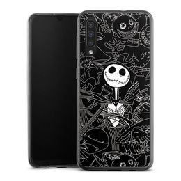DeinDesign Galaxy A50 Handy Silikon H&uuml;lle Case transparent Handyh&uuml;lle Disney Nightmare Before Christmas Halloween Silikon Case