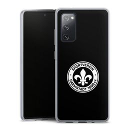 DeinDesign Galaxy S20 FE Handy Silikon H&uuml;lle Case transparent Handyh&uuml;lle Sv Darmstadt 98 Official Licensed Product Logo Silikon Case
