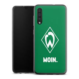 DeinDesign Galaxy A50 Handy Silikon H&uuml;lle Case transparent Handyh&uuml;lle Moin Official Licensed Product Sv Werder Bremen Silikon Case