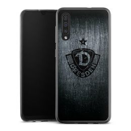 DeinDesign Galaxy A50 Handy Silikon H&uuml;lle Case transparent Handyh&uuml;lle Sg Dynamo Dresden Official Licensed Product Vintage Silikon Case