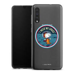 DeinDesign Galaxy A50 Handy Silikon H&uuml;lle Case transparent Handyh&uuml;lle Peanuts Weltall Snoopy Silikon Case