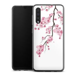 DeinDesign Galaxy A50 Handy Silikon H&uuml;lle Case transparent Handyh&uuml;lle Aisa Japan Cherry Blossom Silikon Case