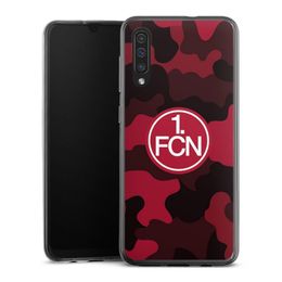DeinDesign Galaxy A50 Handy Silikon H&uuml;lle Case transparent Handyh&uuml;lle Logo 1. Fcn 1. Fc N&uuml;rnberg Silikon Case