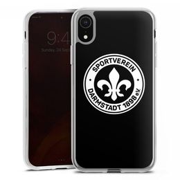 DeinDesign iPhone Xr Handy Silikon H&uuml;lle Case transparent Handyh&uuml;lle Sv Darmstadt 98 Official Licensed Product Logo Silikon Case