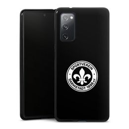 DeinDesign Galaxy S20 FE 5G Handy Silikon H&uuml;lle Case schwarz Handyh&uuml;lle Sv Darmstadt 98 Official Licensed Product Logo