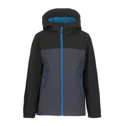Icepeak Jungen Softshelljacke "Icepeak KONAN JR"grau, Gr. 164, unifarben, Softshell, Obermaterial: 95% Polyester, 5% Elasthan, Jacken, mit