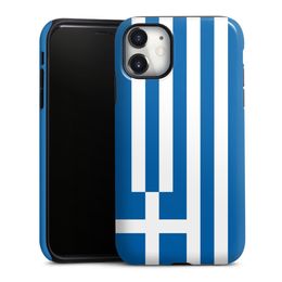 DeinDesign iPhone 11 Handy Panzer Handyh&uuml;lle robuste Outdoor H&uuml;lle Schutzh&uuml;lle gl&auml;nzend Greece Flag Tough Case